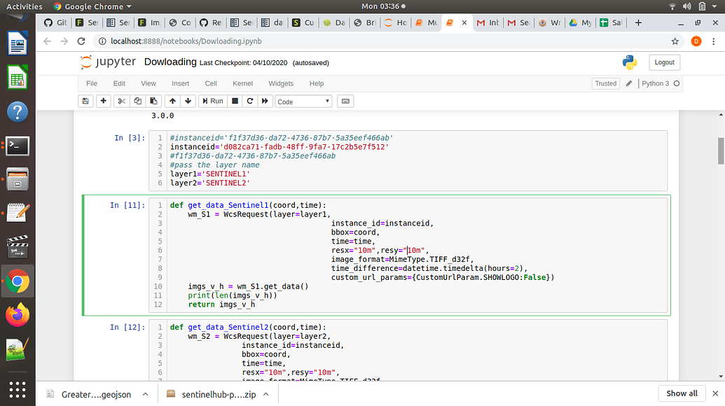 Sentinel1 data returning all 1s and 0s - Forum@Sentinel Hub