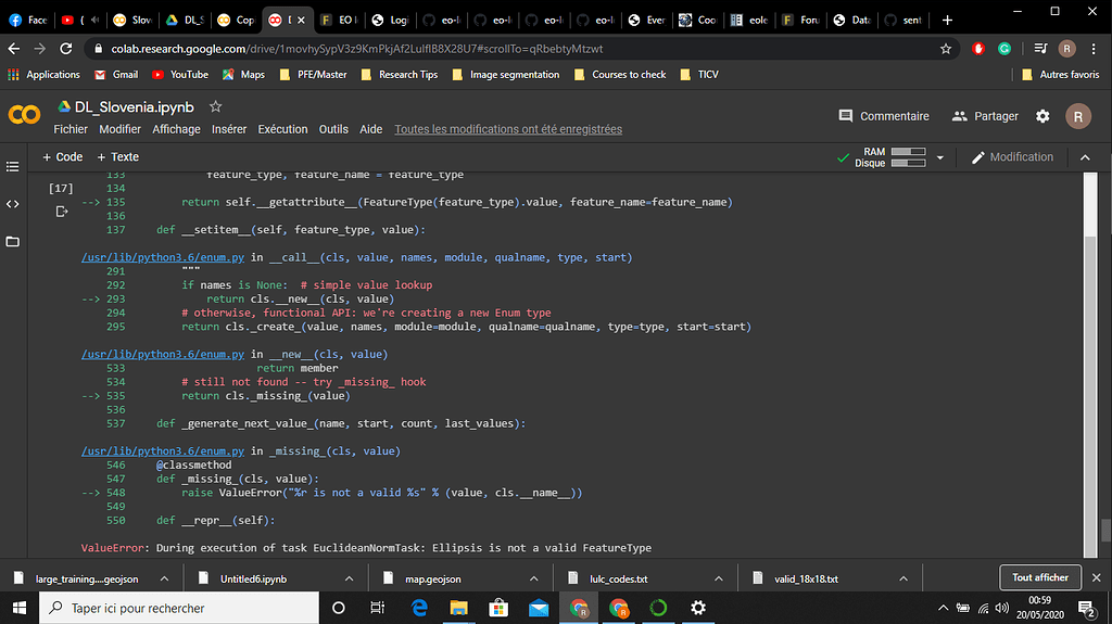 Valueerror During Execution Of Task Euclideannormtask Python Sdk