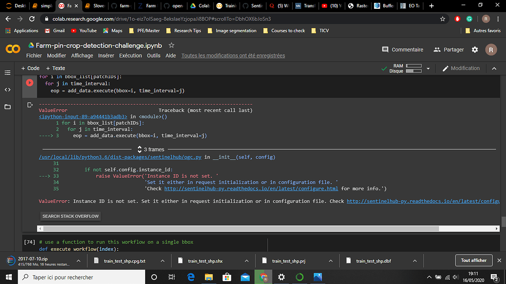 SentinelHub configuration in google colab - Python SDK - Forum@Sentinel Hub