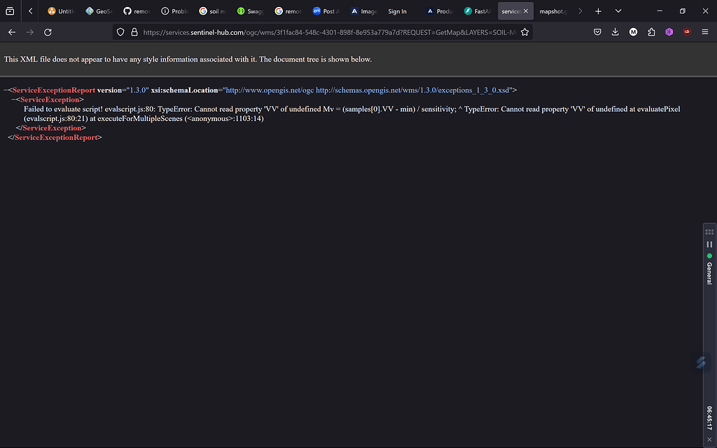 Issue with custom script: SOIL-MOISTURE - EO Products / Scripts - Forum@Sentinel Hub