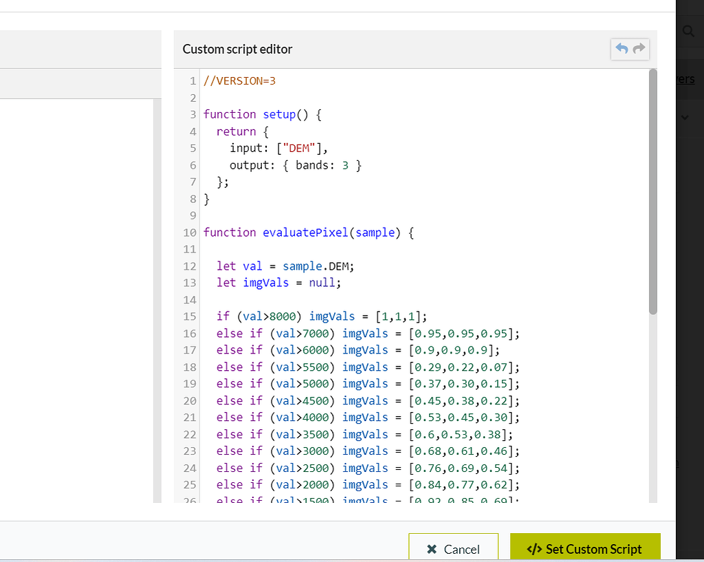 DEM request error! - Apps / Services - Forum@Sentinel Hub