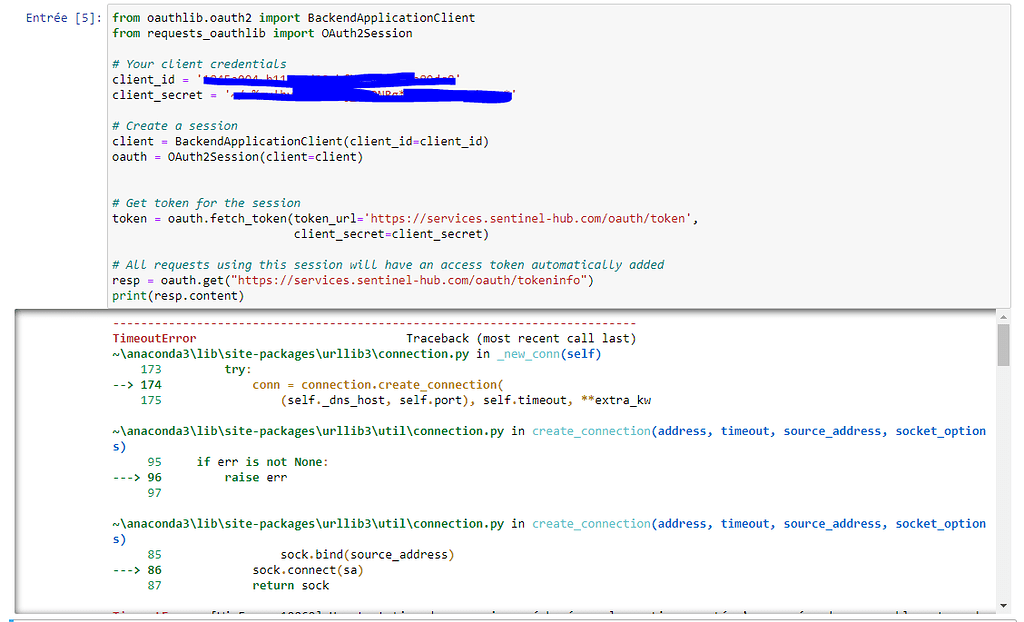 Authentification Problem Python Python Sdk Forum Sentinel Hub