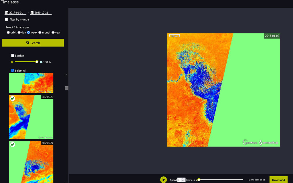 How to create a time-lapse video from temporally different bands - EO ...