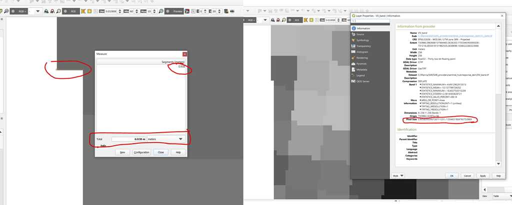 Sentinel-1 GRD IW resolution (pixel spacing) - Data Sources - Forum@Sentinel Hub