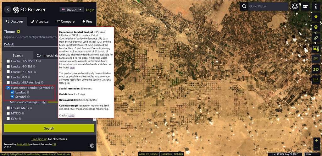 Harmonized Landsat Sentinel available on Sentinel Hub - News - Forum@Sentinel Hub
